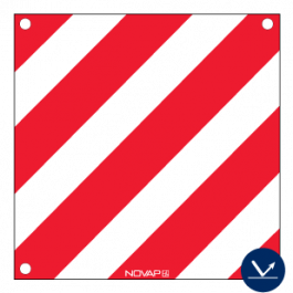 Panneau De Signalisation Hachur Rouge blanc Avec illet panneau-de-signalisation-hachur-rouge-blanc-avec-illet