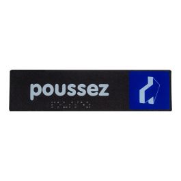 Plaque de porte en braille